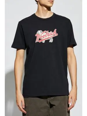 Woolrich Logo-print T-shirt - Black