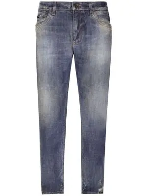 Dolce & Gabbana Contrast Stitching Jeans For Men