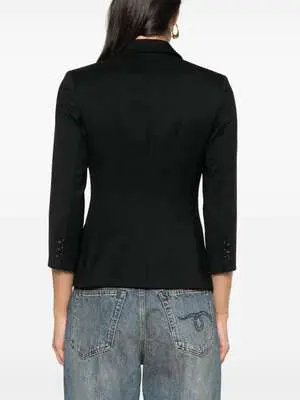Elisabetta Franchi Multi-pocket Twill Blazer