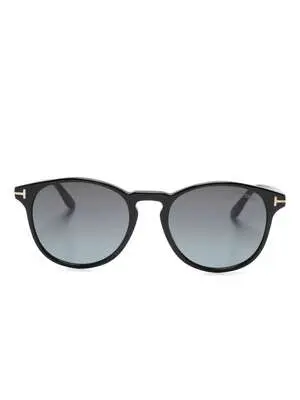 TOM FORD Geometric Frame Sunglasses - Black