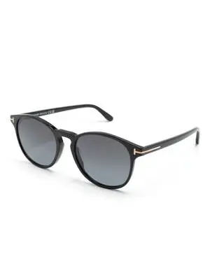 TOM FORD Geometric Frame Sunglasses - Black