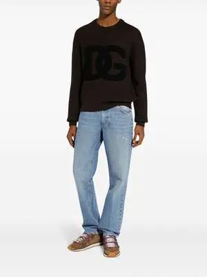 Dolce & Gabbana Logo-embroidered Jeans