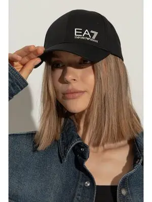 EA7 Logo-print Baseball Cap