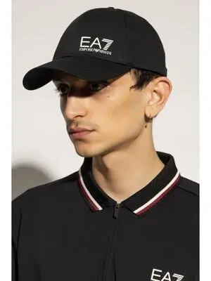 EA7 Logo-print Baseball Cap
