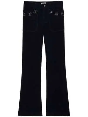 Zadig&Voltaire Pista Corduroy Pants - Blue