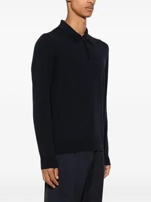 Brioni Zip-fastening Wool Polo Shirt