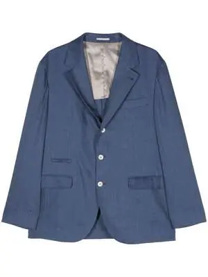 Brunello Cucinelli Single-breasted Blazer - Blue