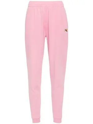 Maison Kitsuné Fox Head-appliqué Track Pants - Pink