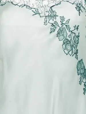 Carine Gilson Lace-trimmed Silk Camisole