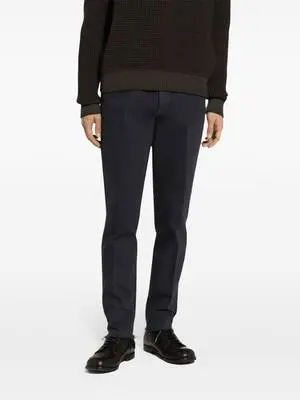 Dolce & Gabbana Pressed-crease Slim-cut Jeans - Blue