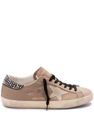 GOLDEN GOOSE Rhinestone-embellished Trainers