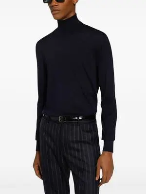 Dolce & Gabbana Roll-neck Jumper - Blue