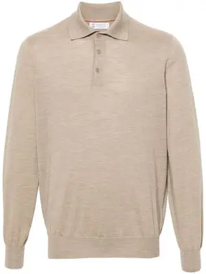 Brunello Cucinelli Fine-knit Polo Shirt