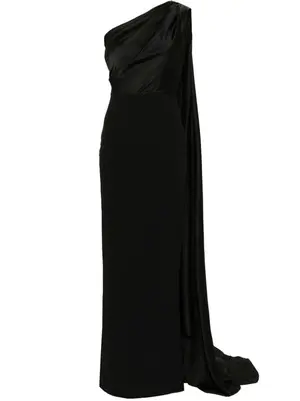 Solace London Yeva Gown - Black