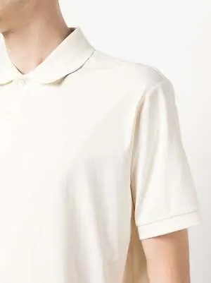 HACKETT Logo-embroidered Cotton Polo Shirt - Neutrals