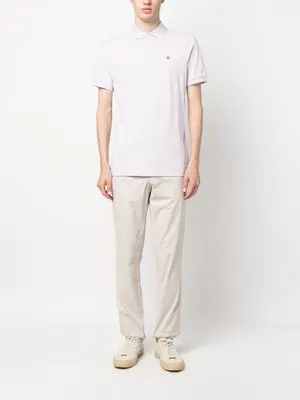 HACKETT LONDON Logo-embroidered Piqué Cotton Polo Shirt