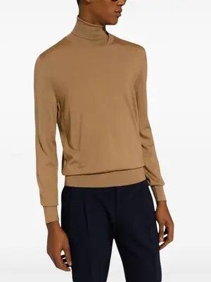 Dolce & Gabbana Roll-neck Jumper - Brown