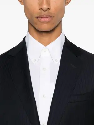 Canali Poplin Shirt - White