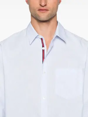 Gucci Striped Cotton Shirt - Blue