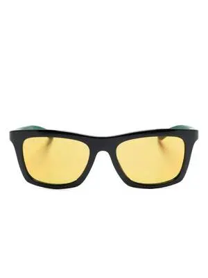 Gucci Rectangle-frame Sunglasses - Black