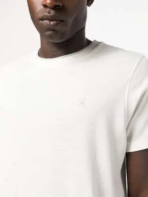 HACKETT Embroidered-logo Cotton T-shirt - White