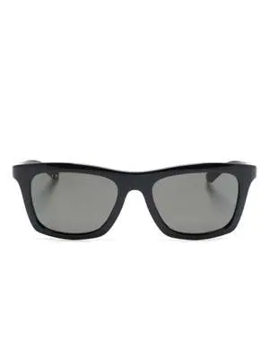Gucci Web-detail Sunglasses - Black