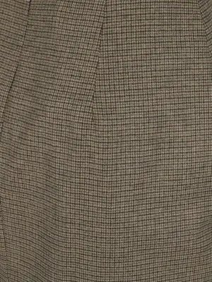 Pinko Checked Pencil Skirt