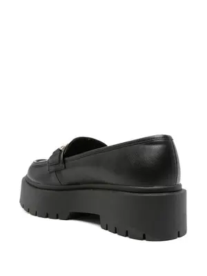 TWINSET 45mm Logo-buckle Leather Loafers