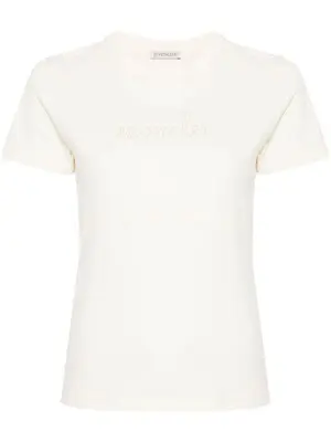 Moncler Logo-embroidered Cotton T-shirt