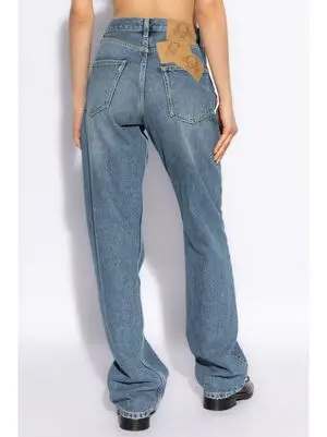 Moschino High-rise Straight Leg Jeans