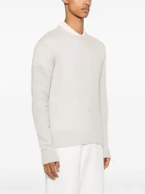 TOM FORD Ribbed-trim Sweater - Grey