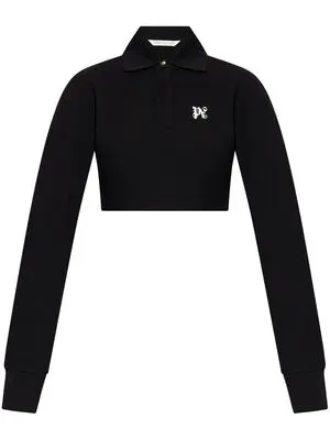 Palm Angels Monogram Polo Top
