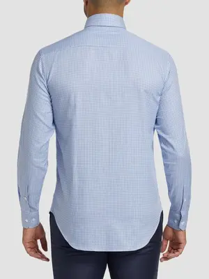 Giorgio Armani Plaid Cotton Front-button Shirt