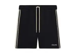 Celine Double Face Jersey Tracksuit Shorts
