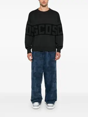 Gcds Logo Band Crew-neck Sweater