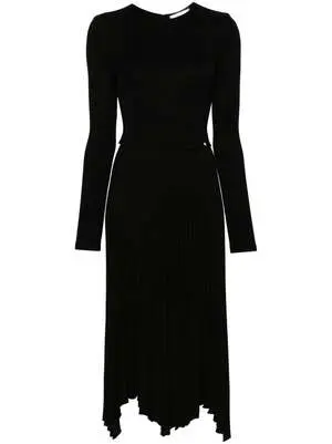 NISSA Logo-plaque Midi Dress