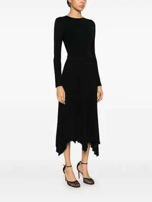 NISSA Logo-plaque Midi Dress