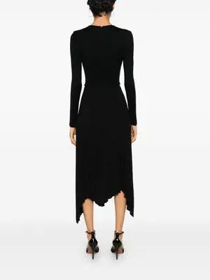 NISSA Logo-plaque Midi Dress