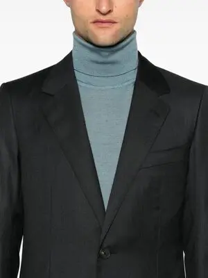 LANVIN Single-breasted Blazer - Grey