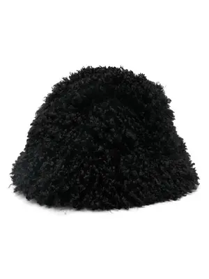 Nina Ricci Faux-fur Bucket Hat - Black