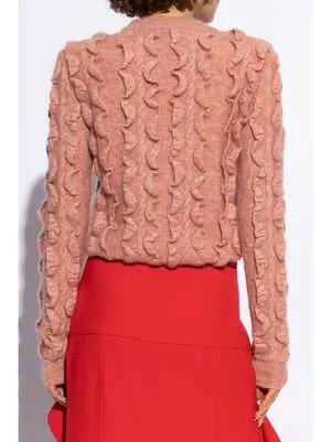 Moschino Plaque Sweater - Pink