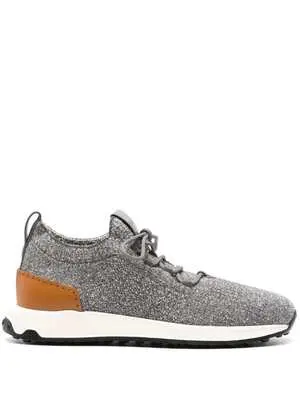 TOD'S Knitted Upper Sneakers - Grey