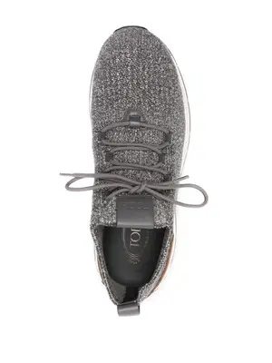TOD'S Knitted Upper Sneakers - Grey