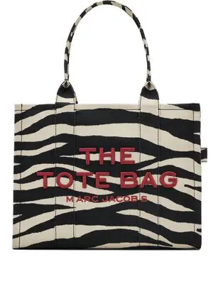 Marc Jacobs Zebra-print Tote Bag - Black