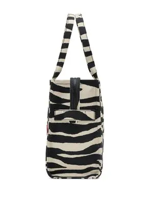 Marc Jacobs Zebra-print Tote Bag - Black