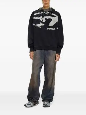 DIESEL® S-boxt-n5 Sweatshirt - Black