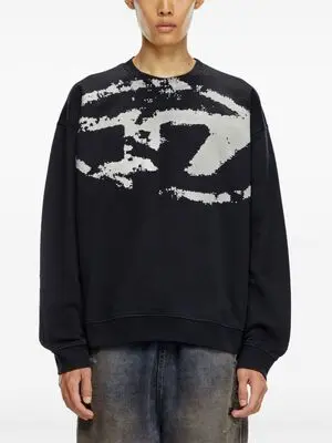 DIESEL® S-boxt-n5 Sweatshirt - Black