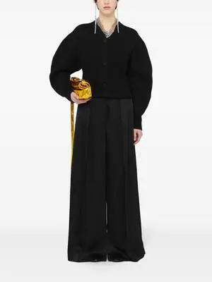 JIL SANDER Buttoned Cardigan - Black