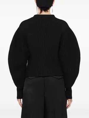JIL SANDER Buttoned Cardigan - Black