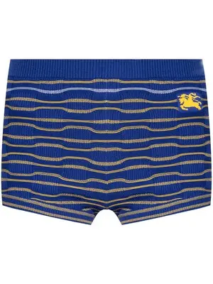 Burberry Striped Knitted Mini Shorts
